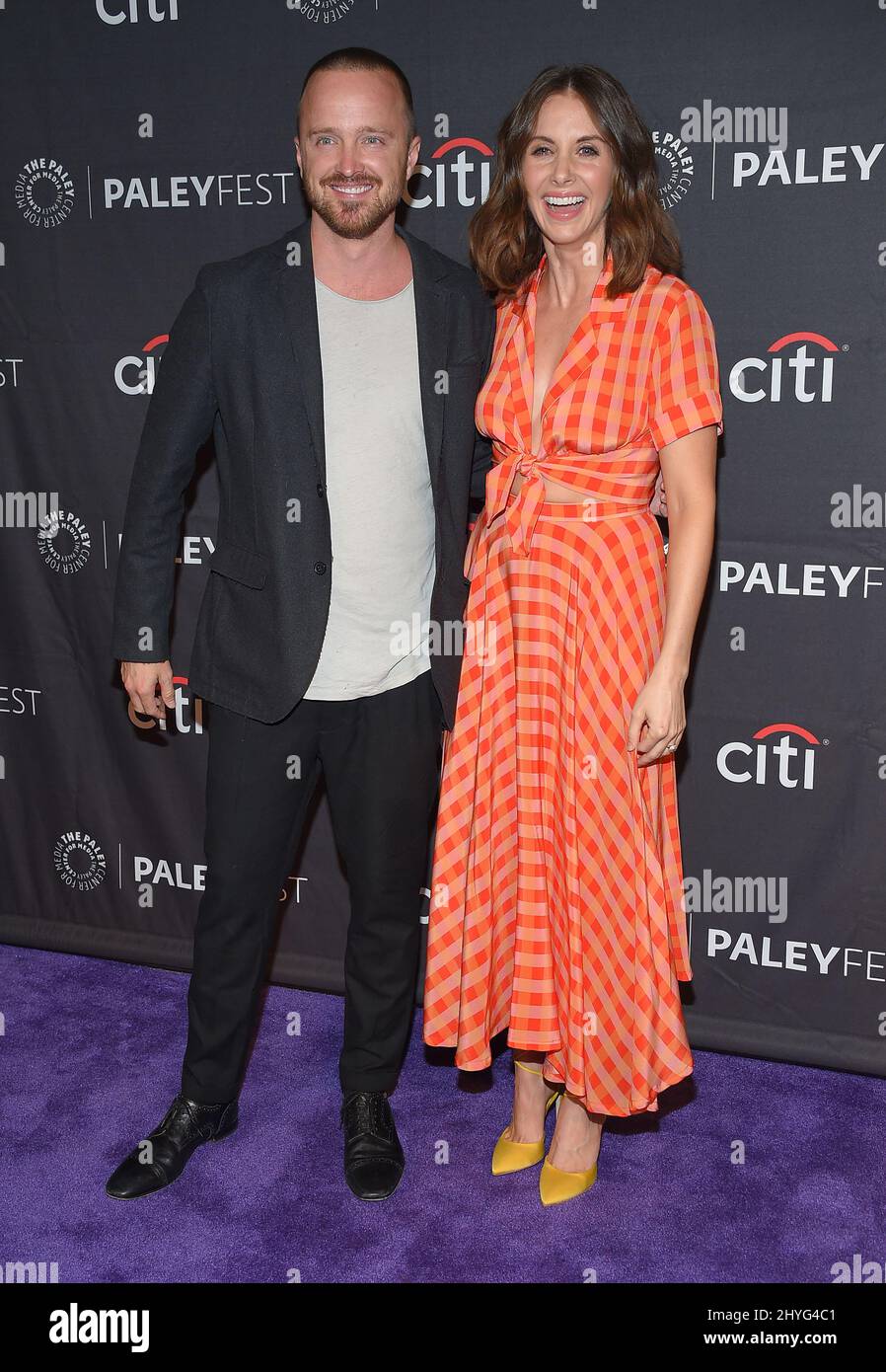 Aaron Paul and Alison Brie arrives at Netflix's 'Atypical' and 'BoJack ...