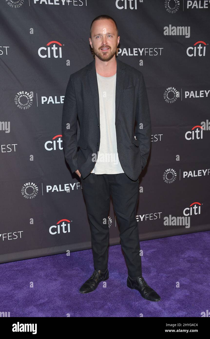 Aaron Paul arrives at Netflix's 'Atypical' and 'BoJack Horseman' during ...