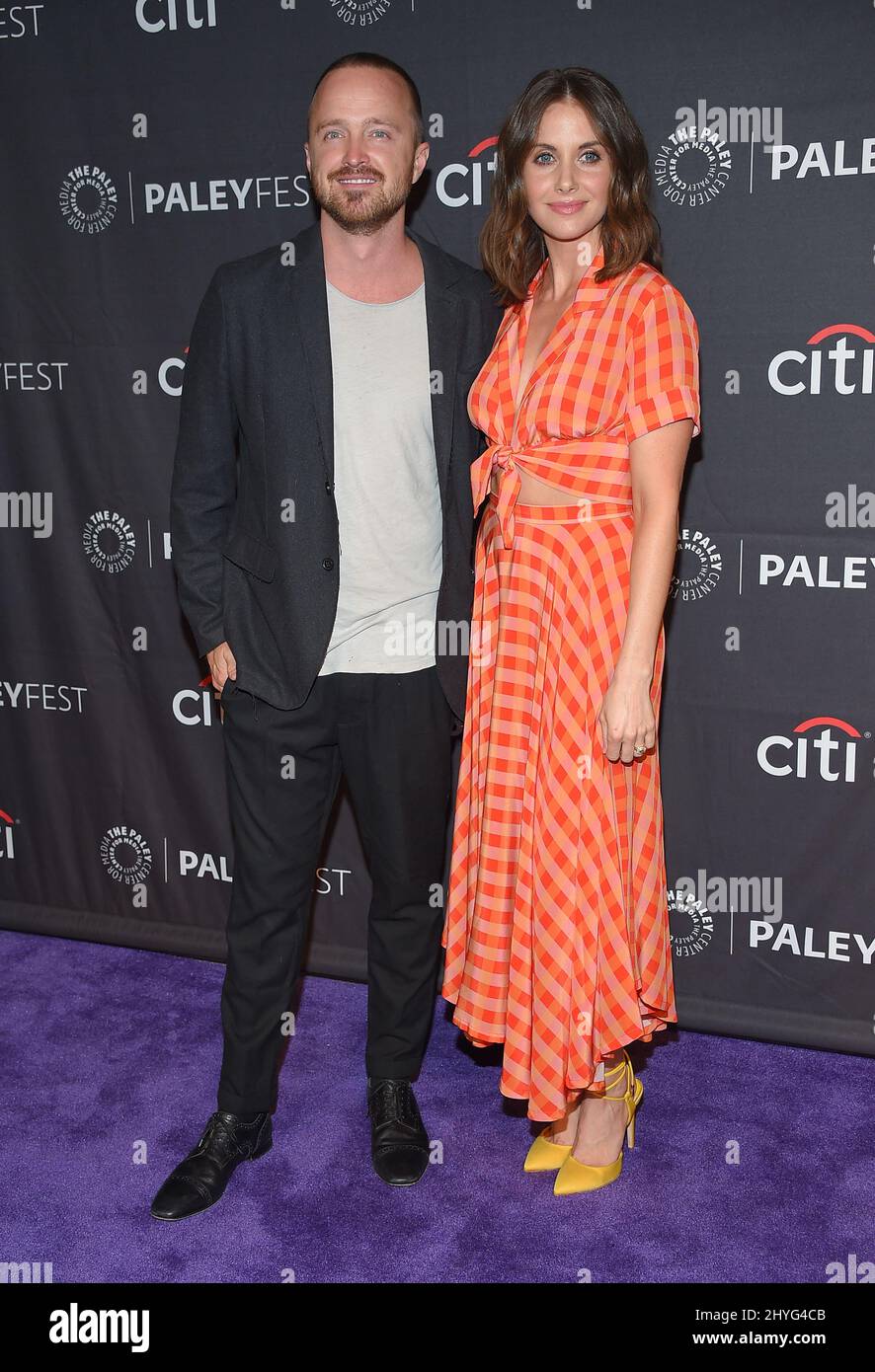 Aaron Paul and Alison Brie arrives at Netflix's 'Atypical' and 'BoJack ...