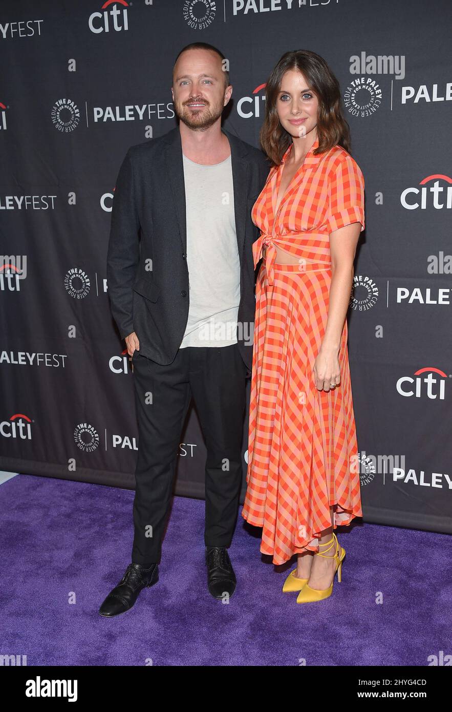 Aaron Paul and Alison Brie arrives at Netflix's 'Atypical' and 'BoJack ...
