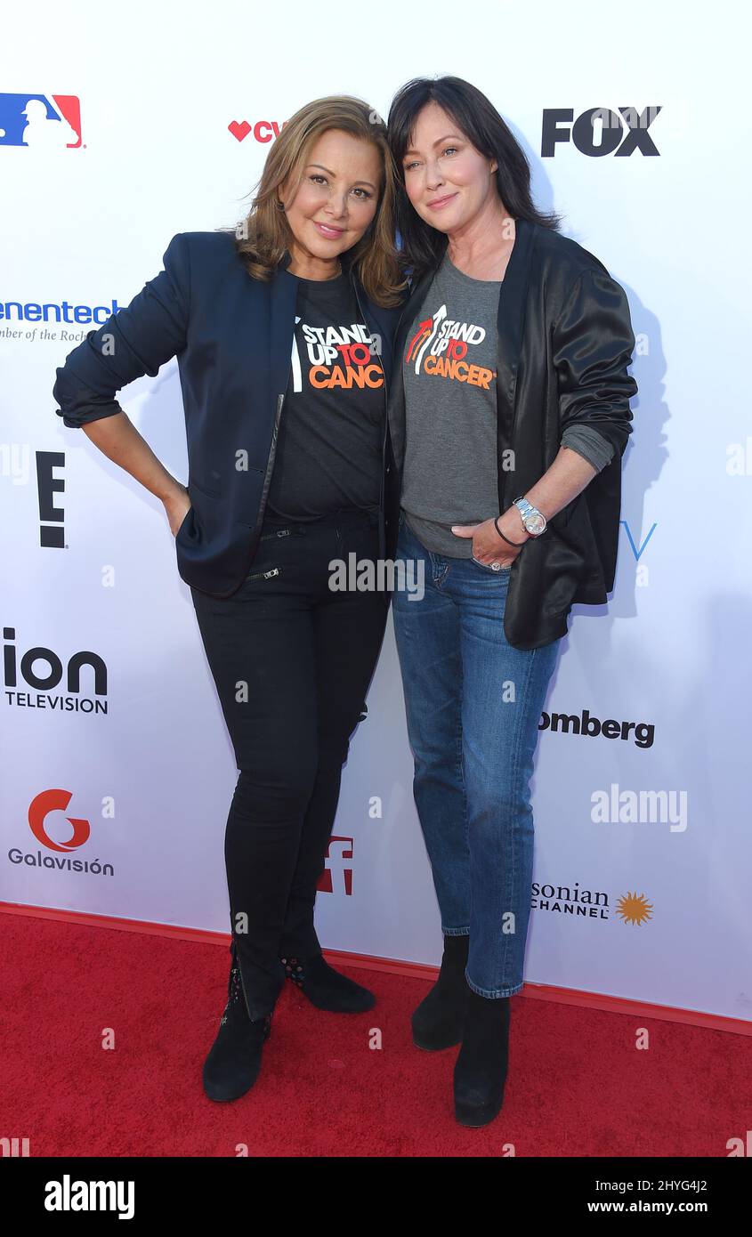 Debra Joaquin and Shannen Doherty at the 2018 Stand Up To Cancer (SU2C ...