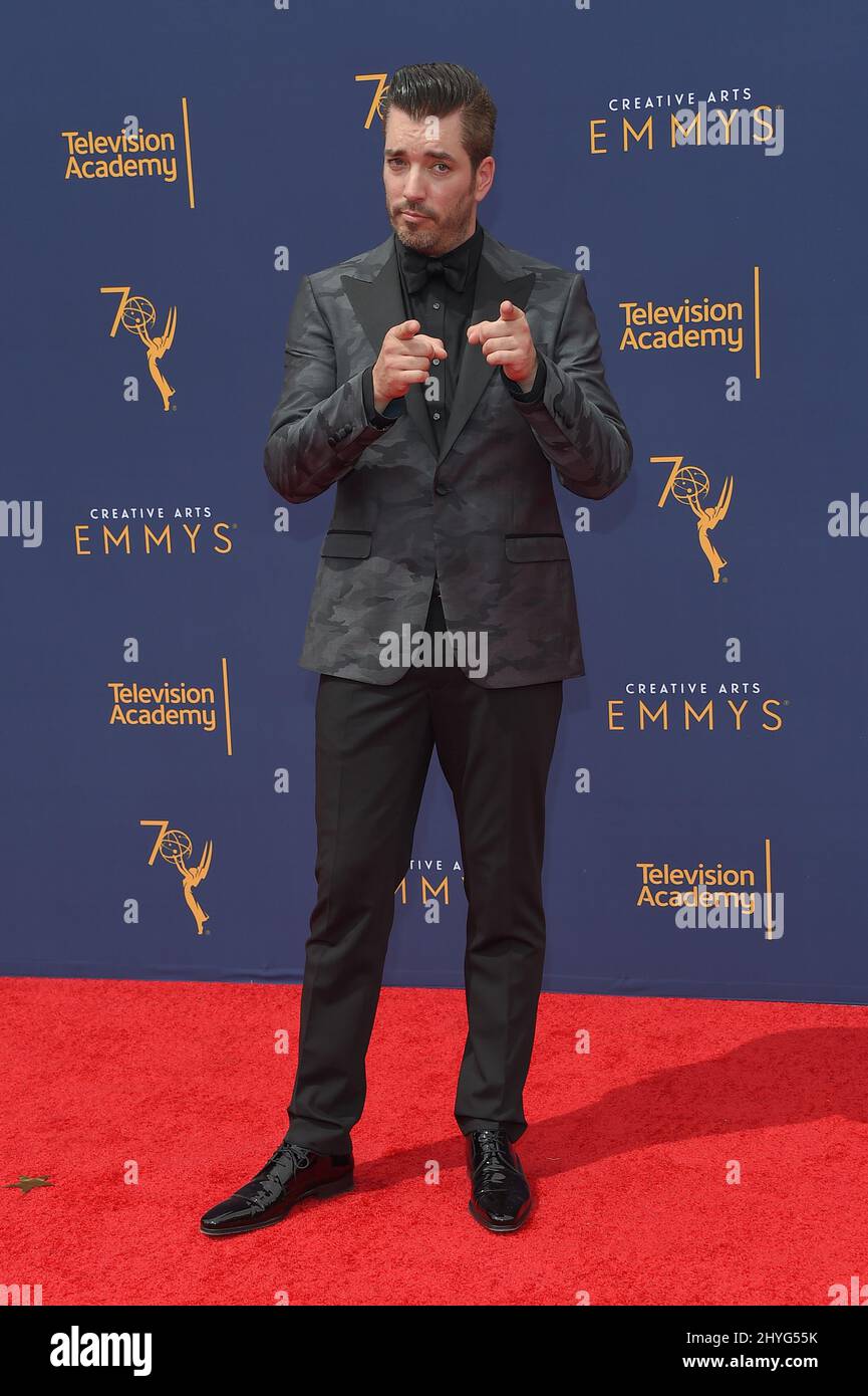 Jonathan Scott arrives at the 70th Primetime Creative Arts Emmy Awards ...