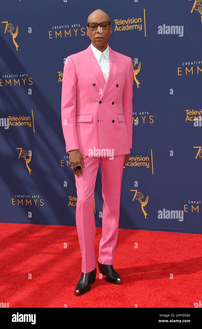 RuPaul (Andre Charles) arrives at the 70th Primetime Creative Arts Emmy ...