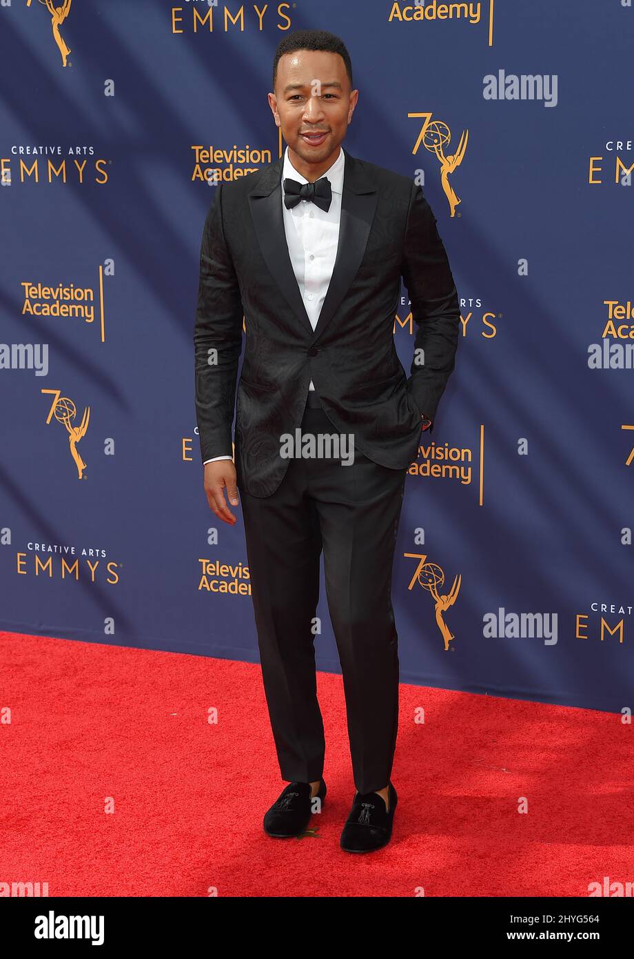 John Legend arrives at the 70th Primetime Creative Arts Emmy Awards ...
