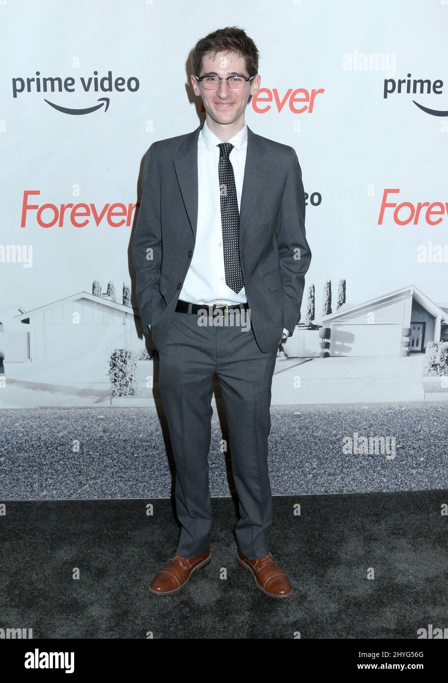 Noah Robbins attending the Amazons 'Forever' Premiere Held at The ...
