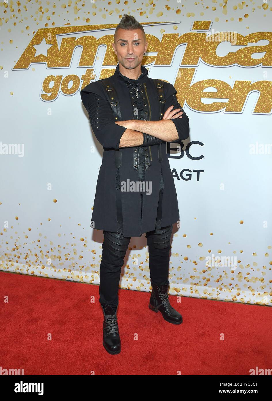 Aaron Crow at "America's Got Talent" screening and red carpet held at ...