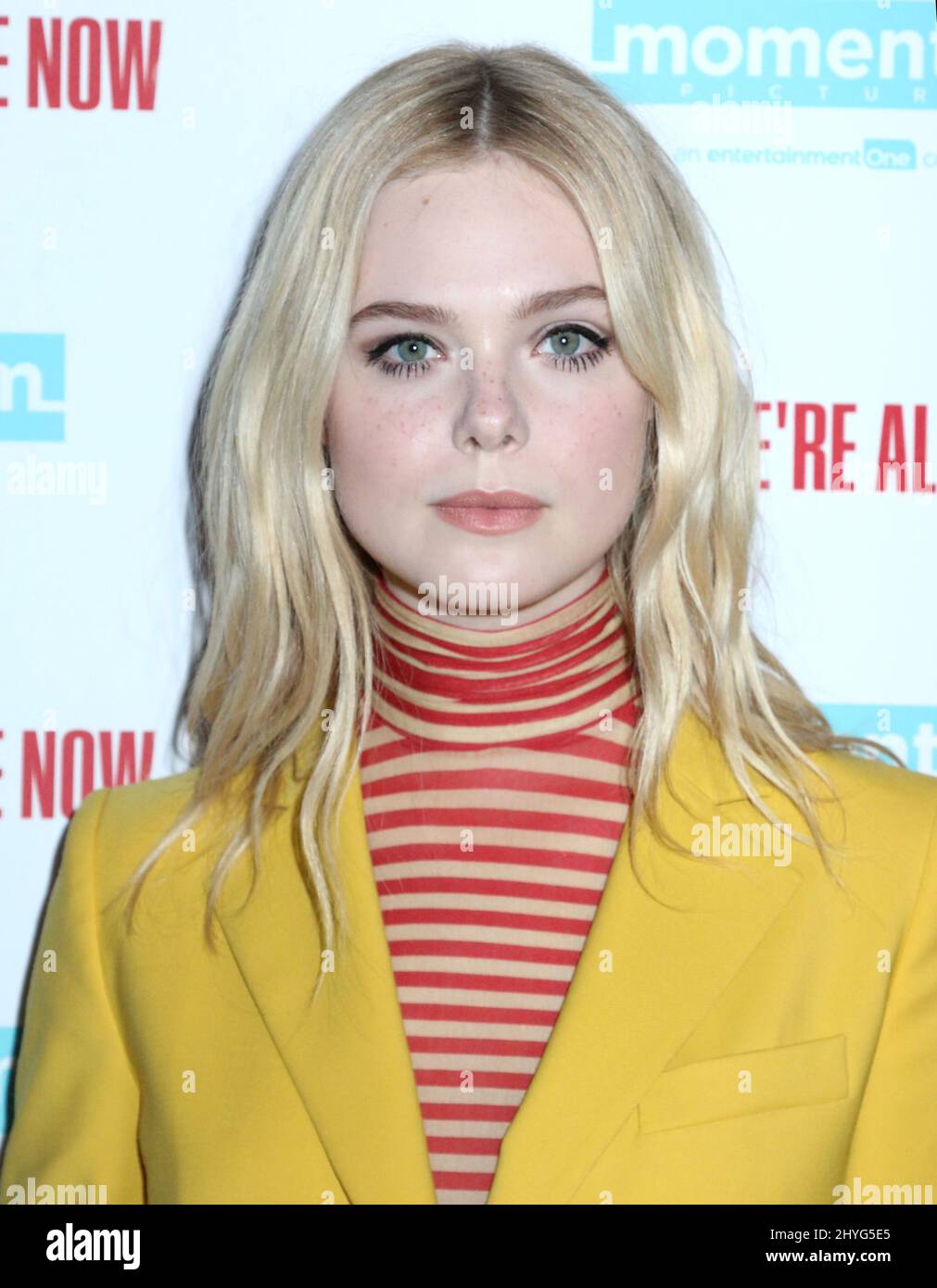 Elle Fanning attending the I Think We're Alone Now Special Screening ...