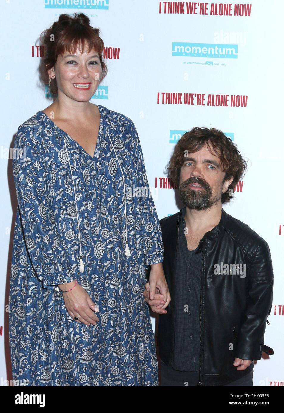Peter Dinklage & wife Erica Schmidt attending the I Think We're Alone ...
