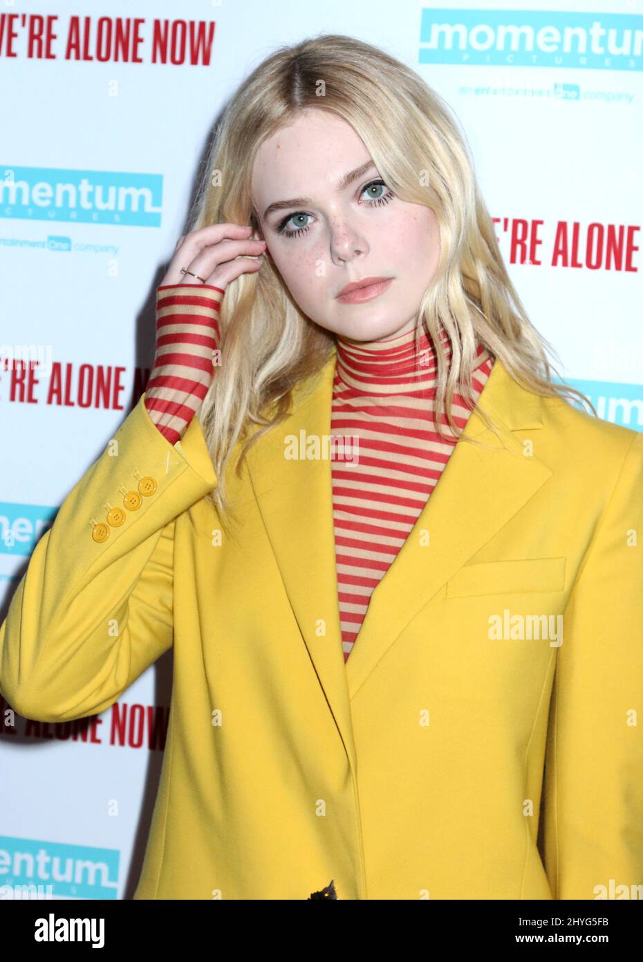 Elle Fanning attending the I Think We're Alone Now Special Screening ...