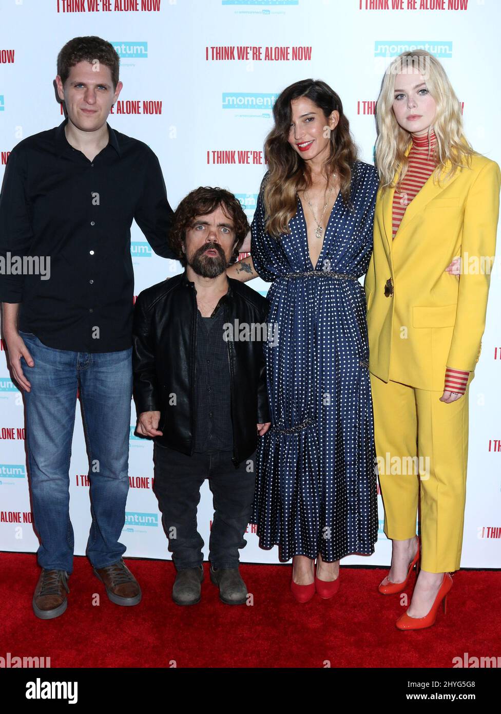 Mike Makowsky, Peter Dinklage, Reed Morano & Elle Fanning attending the ...