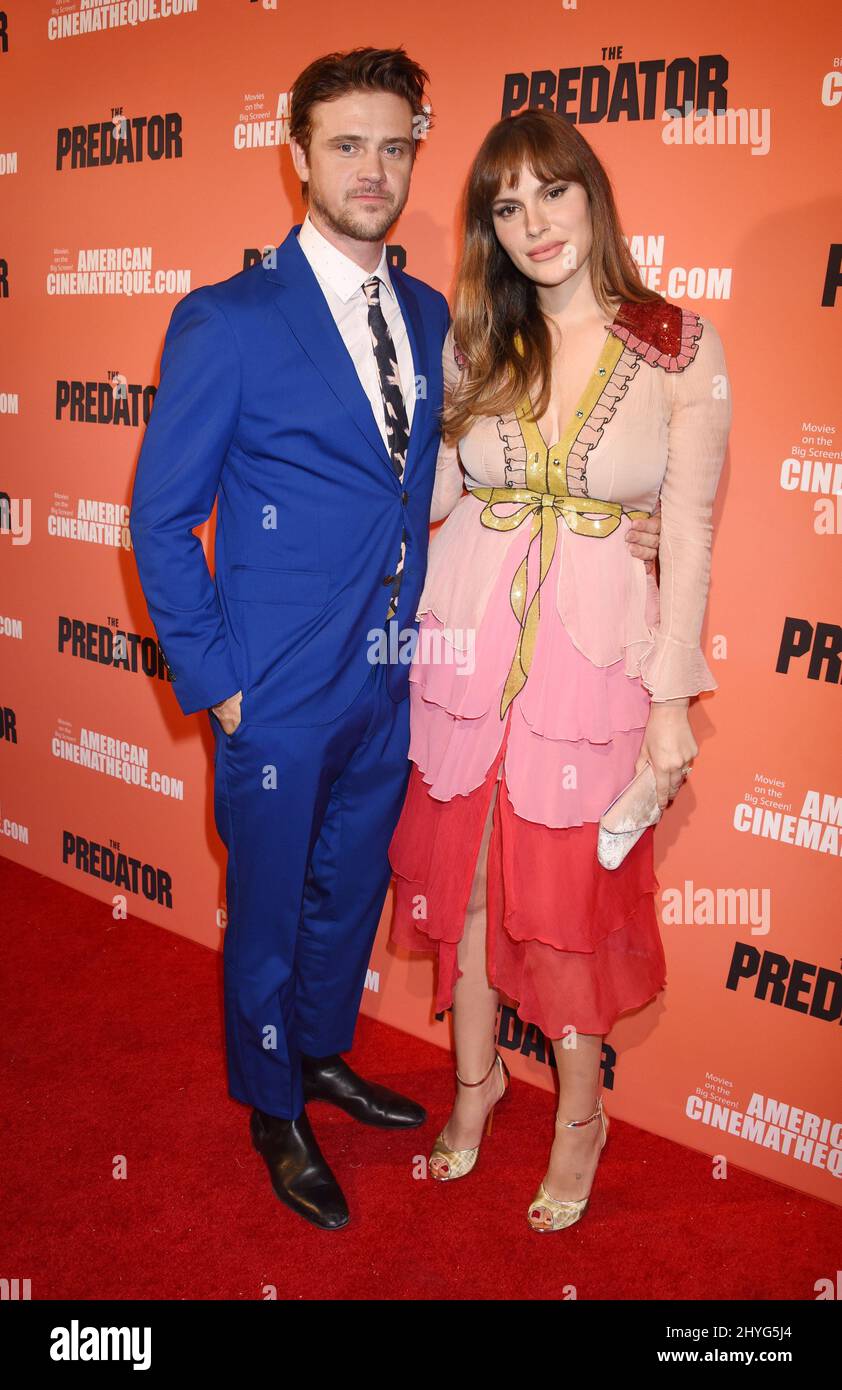 Boyd Holbrook and Tatiana Pajkovic at 'The Predator' Special Screening ...