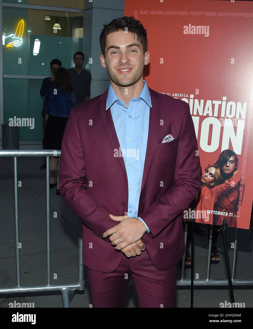 Cody Christian arrives to the 'Assassination Nation' Los Angeles ...
