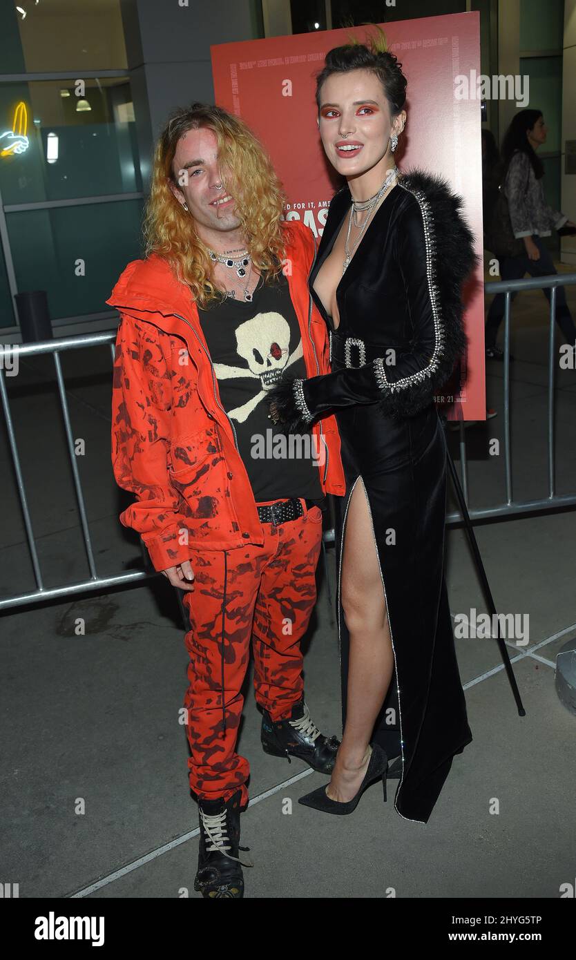 Mod Sun and Bella Thorne arriving at the 'Assassination Nation' Los ...