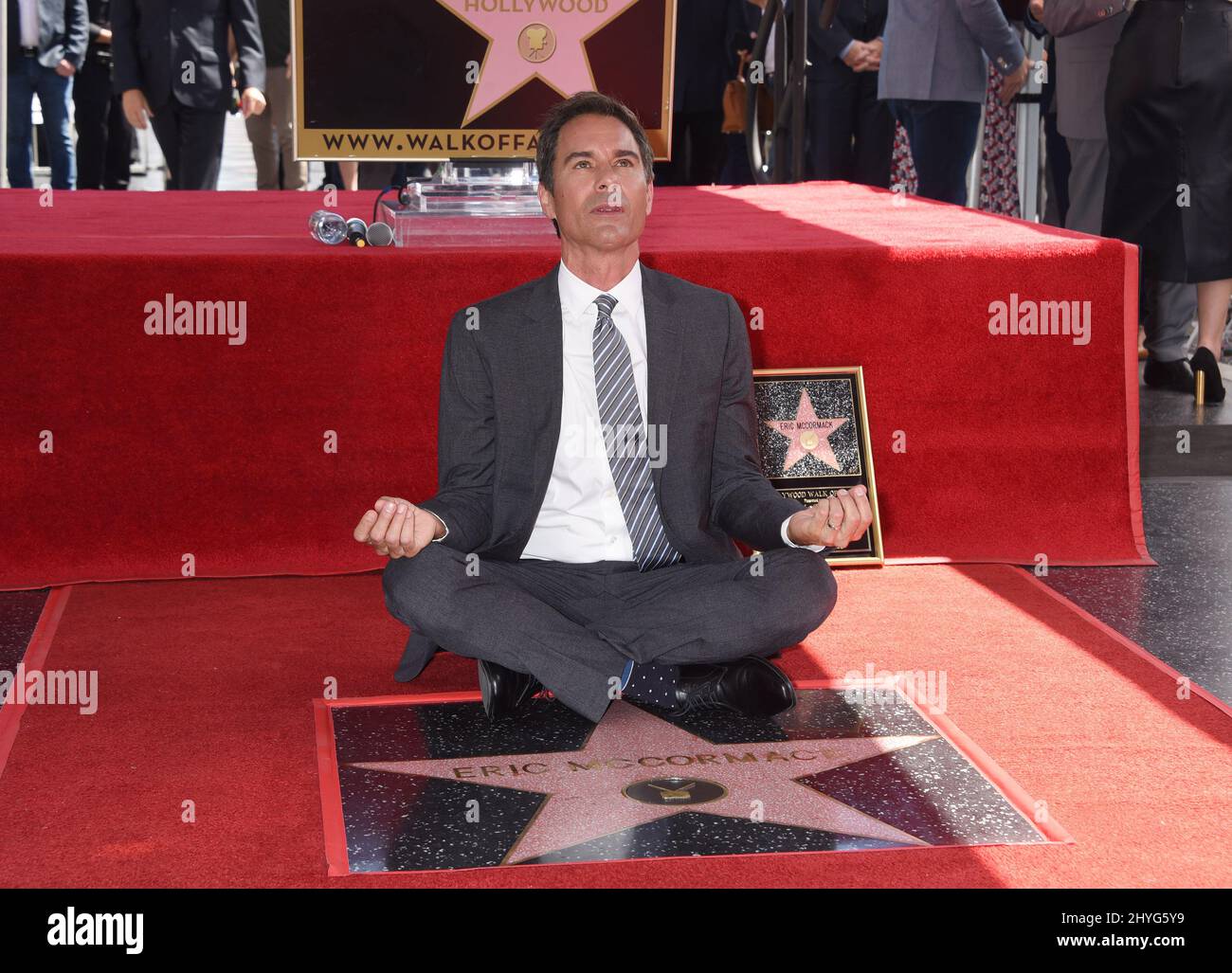 Eric McCormack at the Eric McCormack Star Ceremony held on the ...
