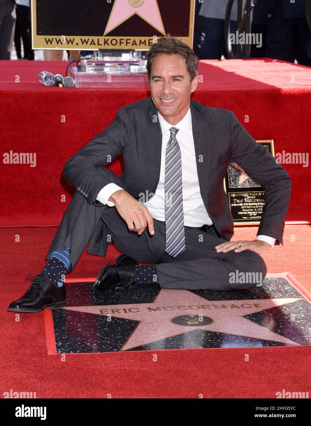 Eric McCormack at the Eric McCormack Star Ceremony held on the ...