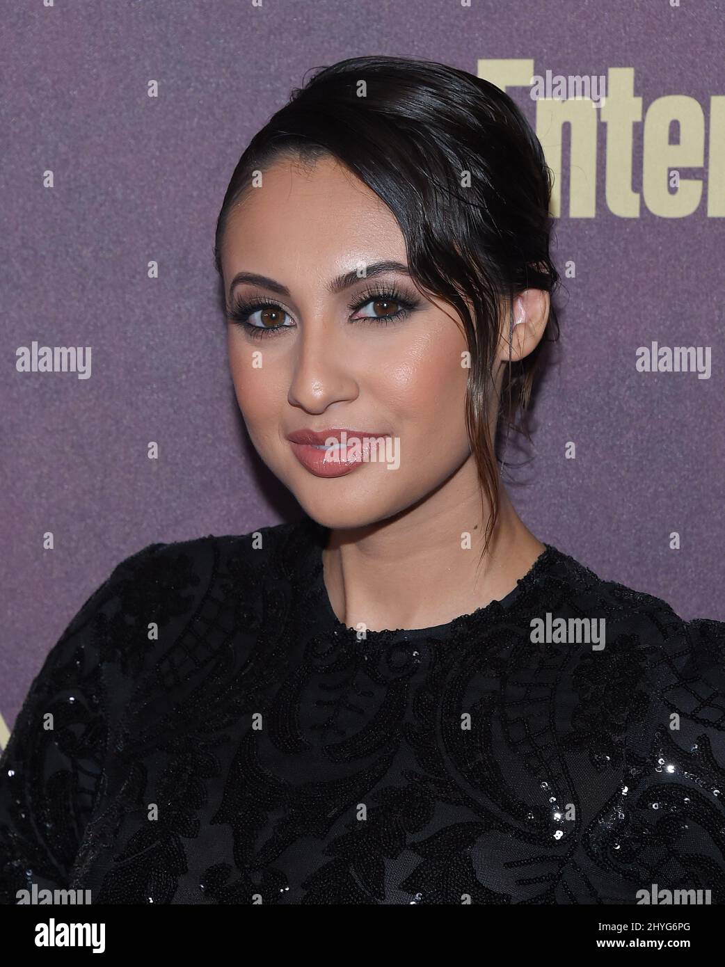 Francia Raisa attending to the Entertainment Weekly Pre-Emmy Party 2018 ...