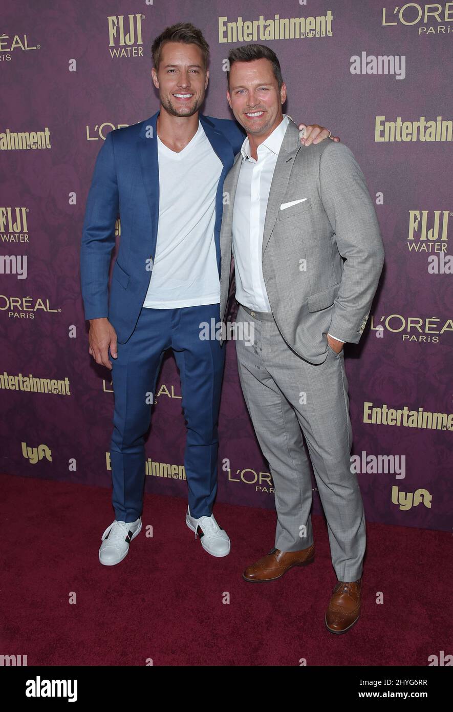 Justin Hartley and Eric Martsolf attending to the Entertainment Weekly ...