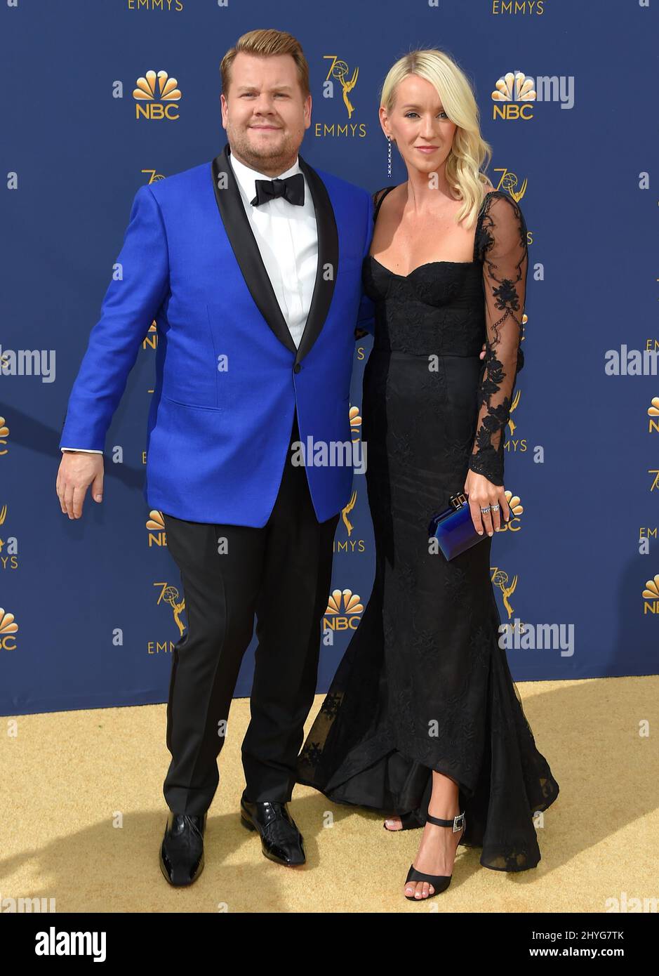 James Corden and Julia Carey at the 70th Primetime Emmy Awards held at ...