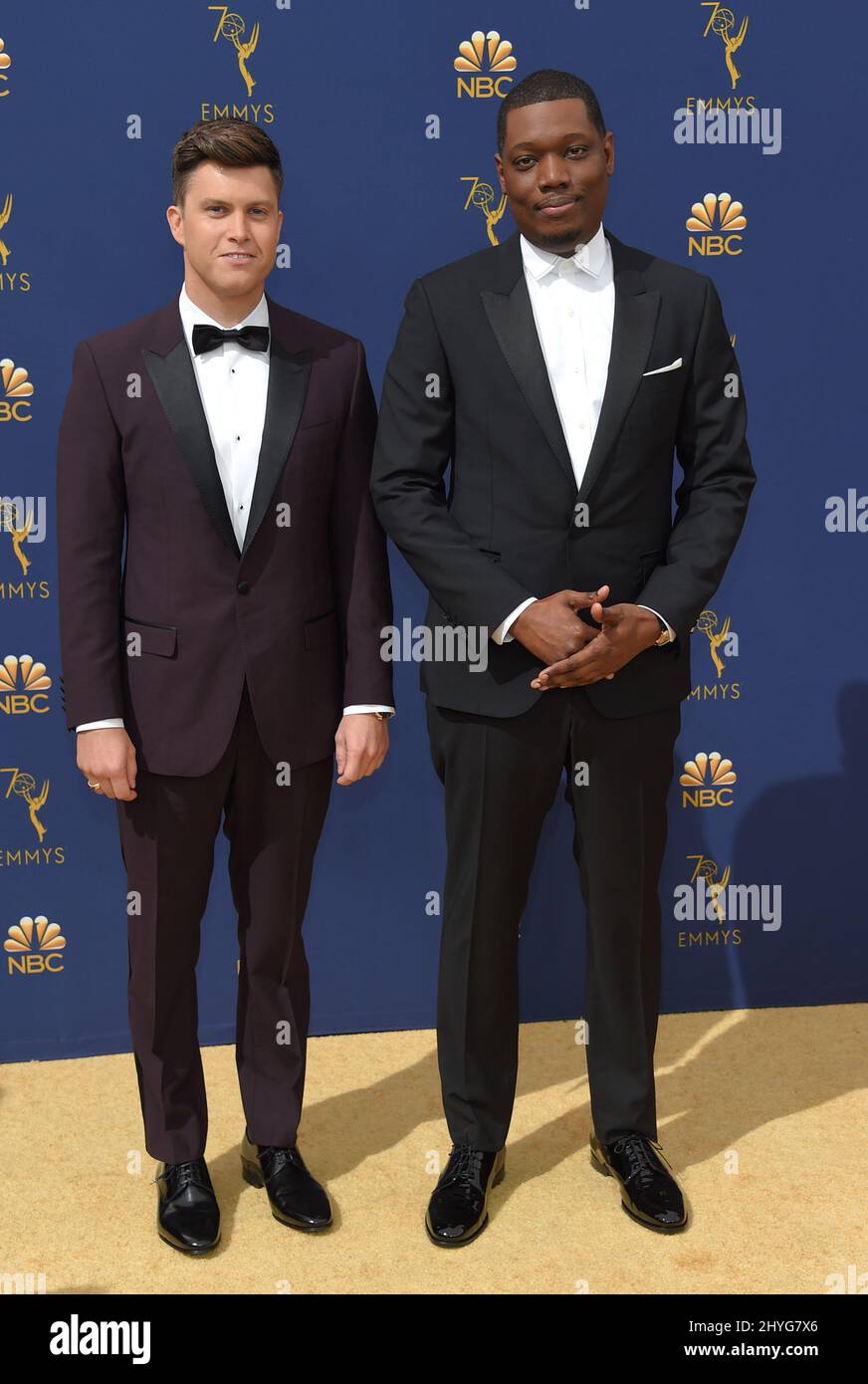 Colin Jost and Michael Che at the 70th Primetime Emmy Awards held at ...