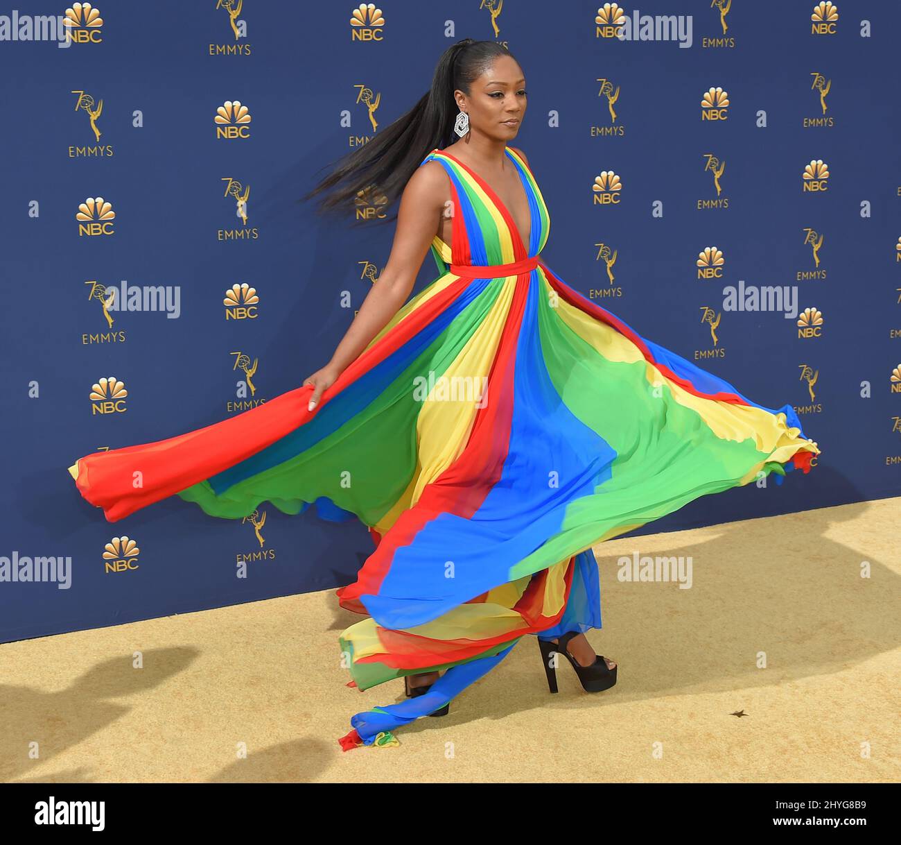 Tiffany Haddish at the 70th Primetime Emmy Awards held at Microsoft ...