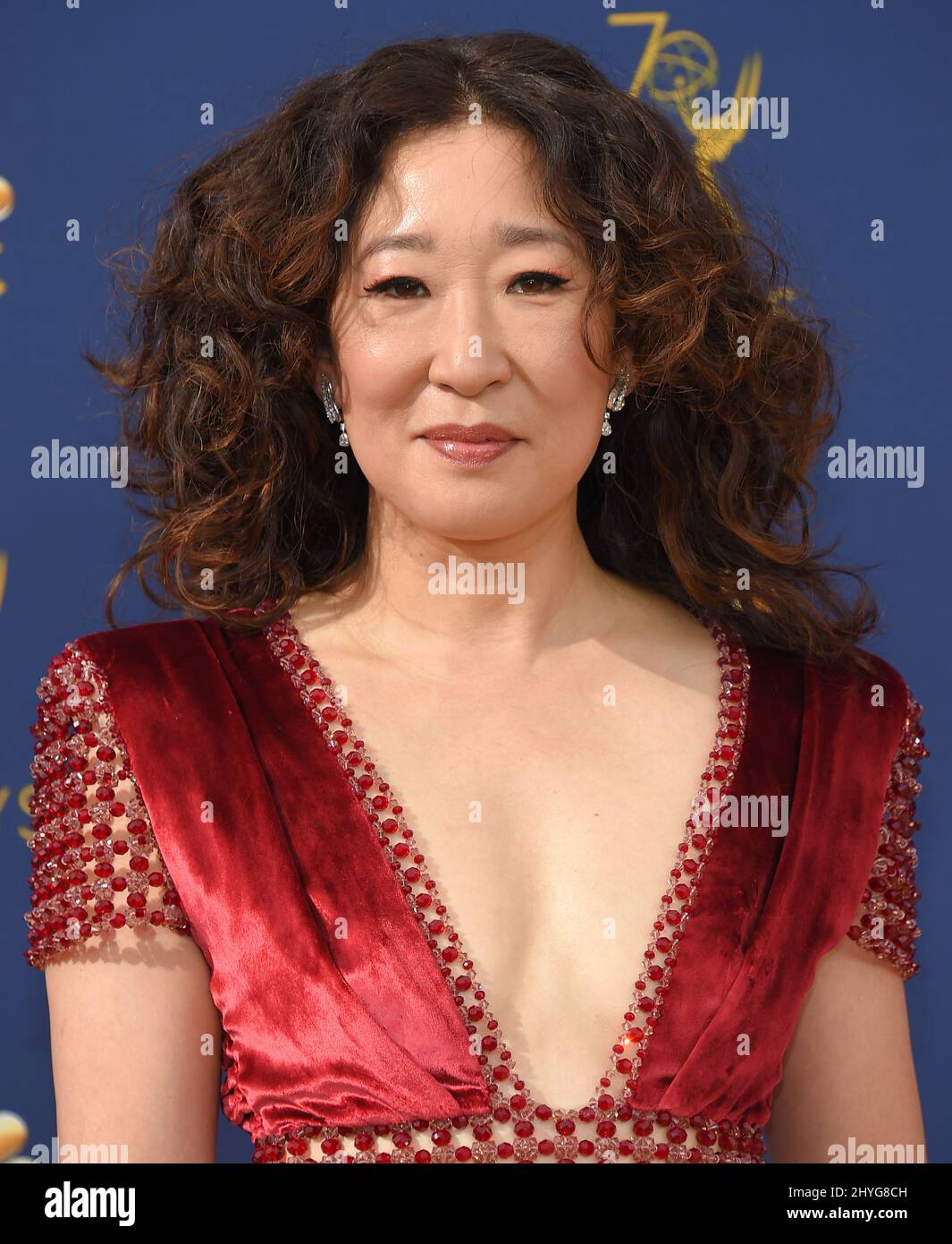 Sandra Oh at the 70th Primetime Emmy Awards held at Microsoft Theatre L ...