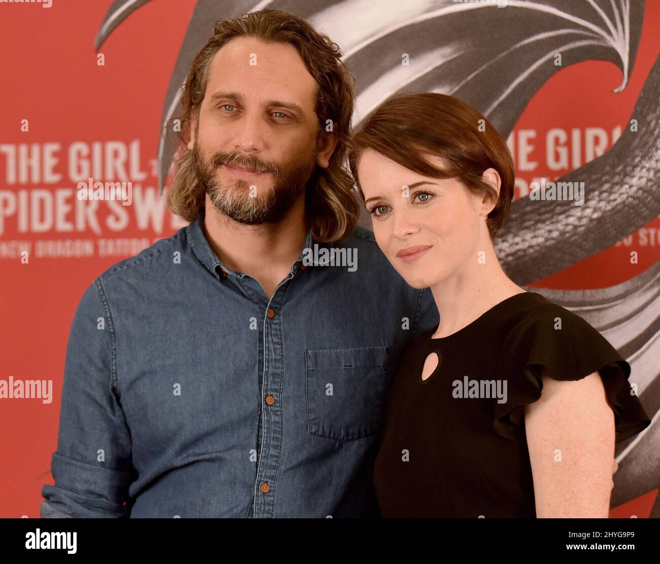 Fede Alvarez and Claire Foy at the 'The Girl in the Spider's Web' Photo ...