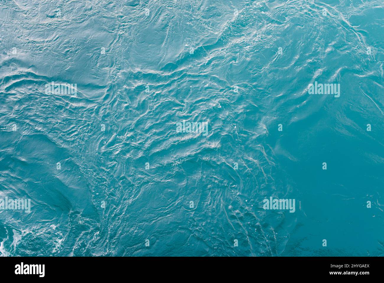 Blue sea surface with waves and ripples. Top view Stock Photo - Alamy