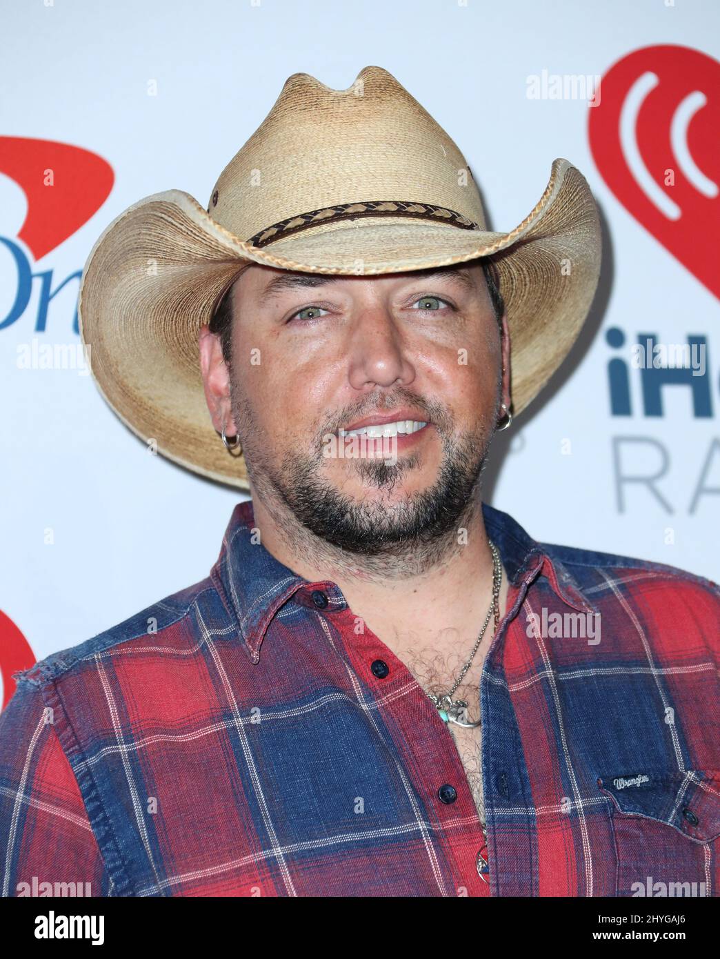 Jason Aldean attending the 2018 iHeartRadio Music Festival held at the ...
