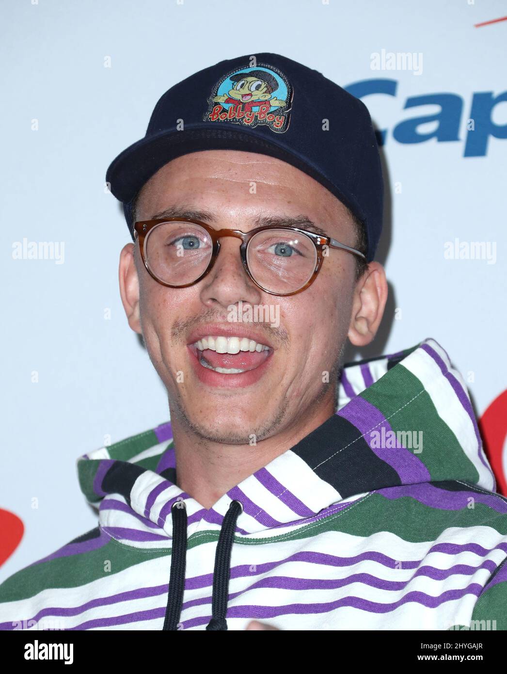Logic attending the 2018 iHeartRadio Music Festival held at the T ...