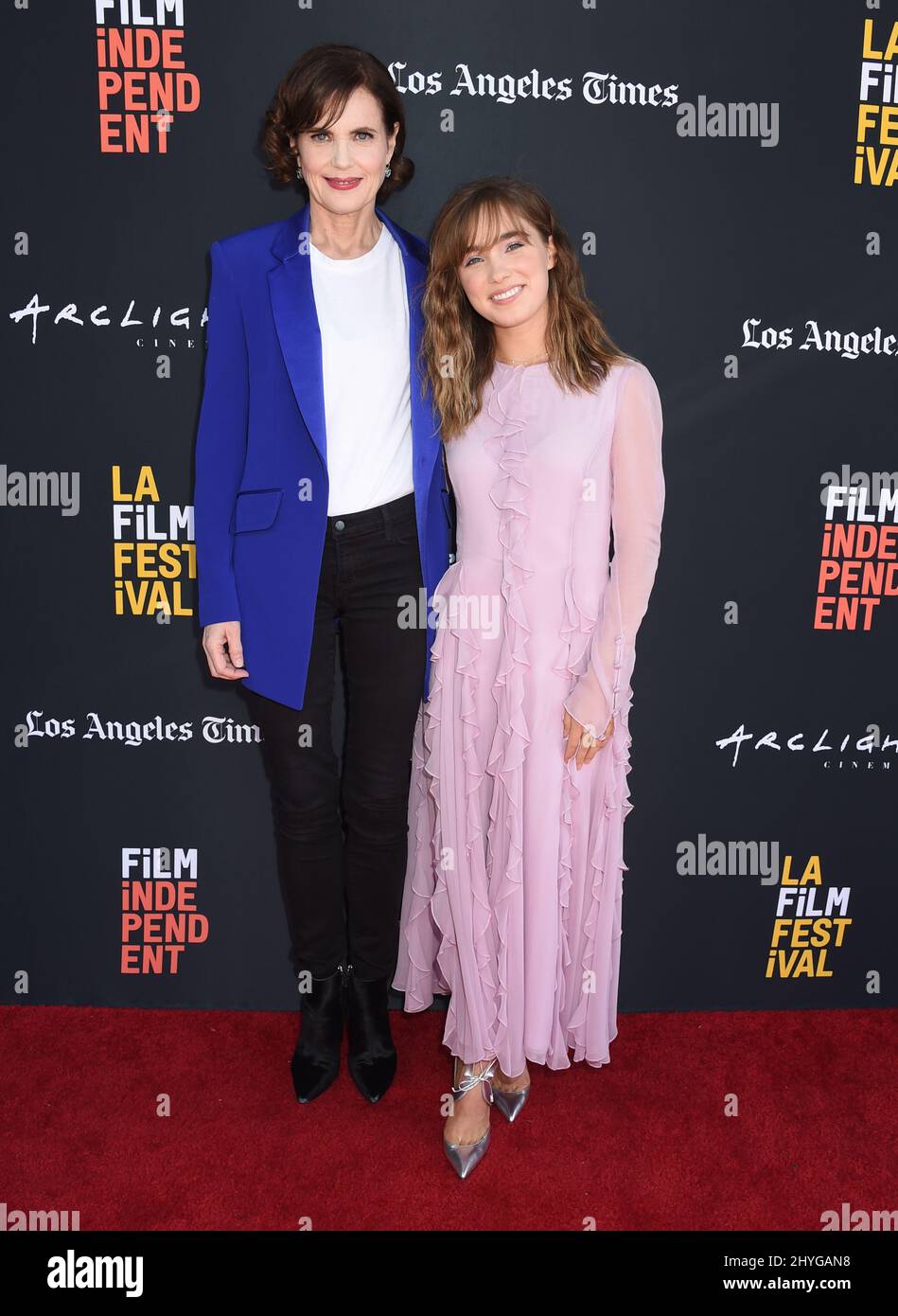 Elizabeth McGovern and Haley Lu Richardson attending The Chaperon world ...