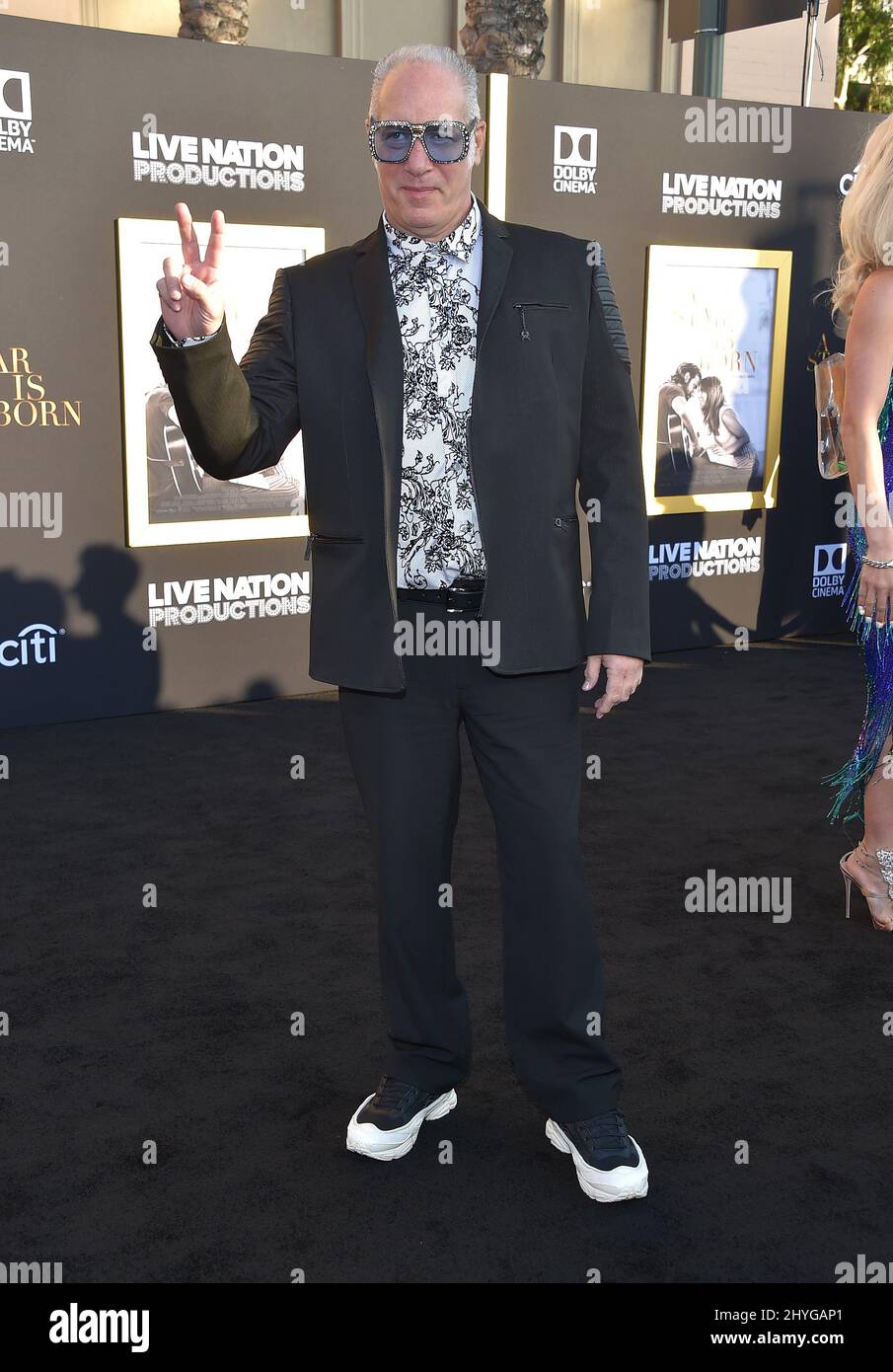 Andrew Dice Clay attending the premiere of A Star Is Born, in Los ...