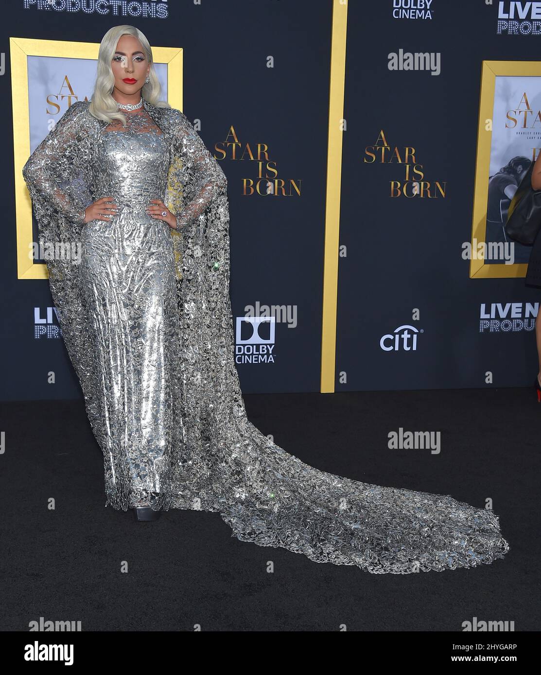 Lady Gaga Attending The Premiere Of A Star Is Born In Los Angeles