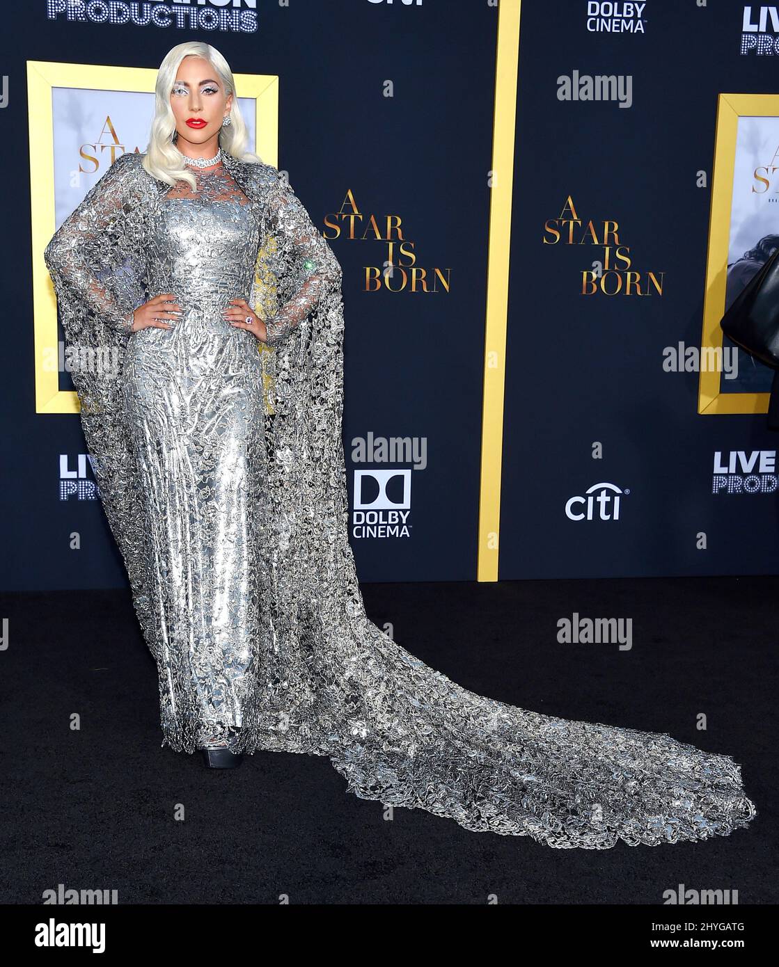 Lady Gaga Attending The Premiere Of A Star Is Born In Los Angeles