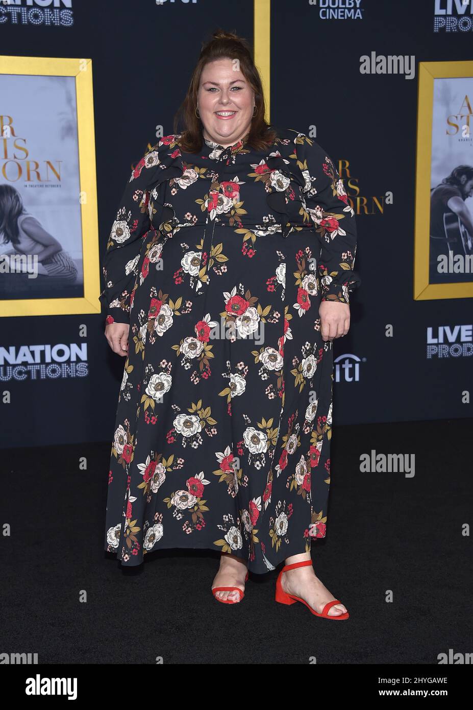 Chrissy Metz attending the premiere of A Star Is Born, in Los Angeles ...