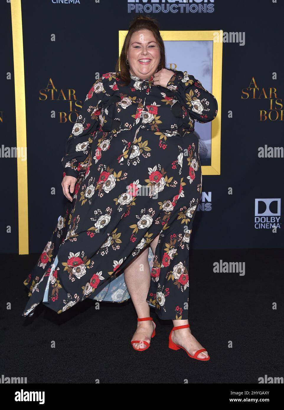 Chrissy Metz attending the premiere of A Star Is Born, in Los Angeles ...