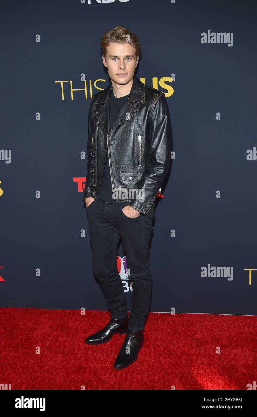 Logan Shroyer attending the season three premiere pf This Is Us, held ...