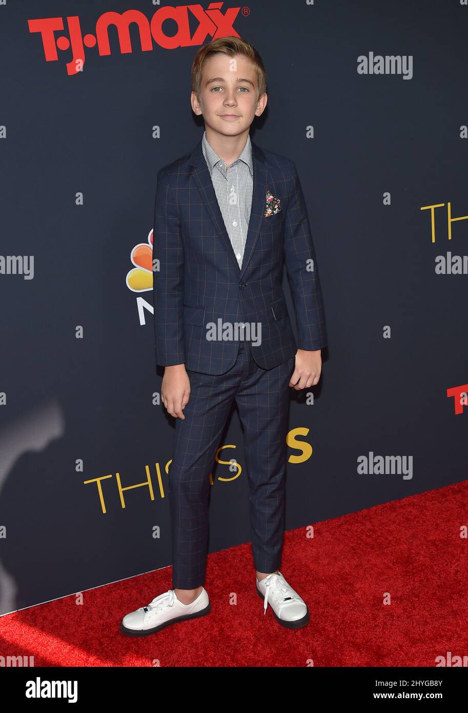 Parker Bates attending the season three premiere pf This Is Us, held at ...