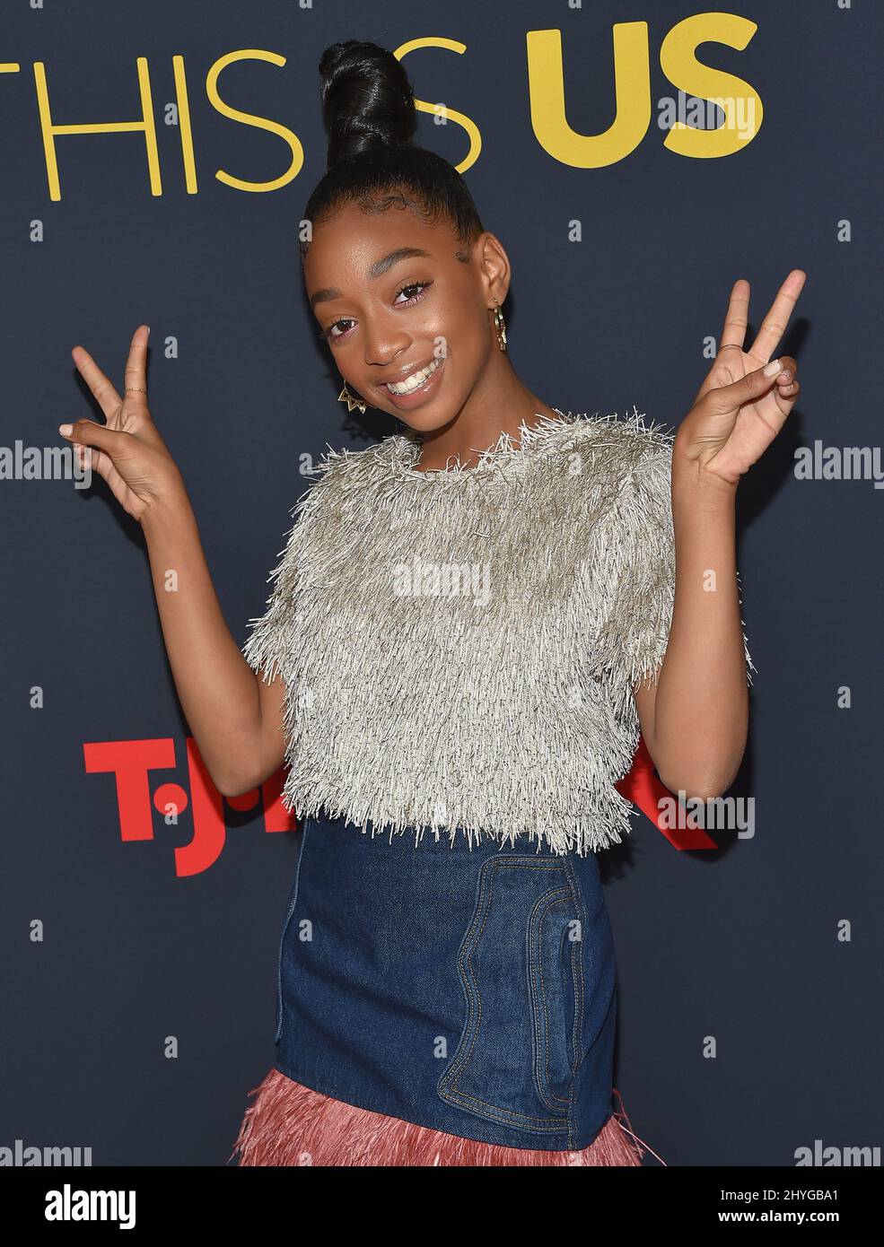 Eris Baker attending the season three premiere pf This Is Us, held at Paramount Studios in ...