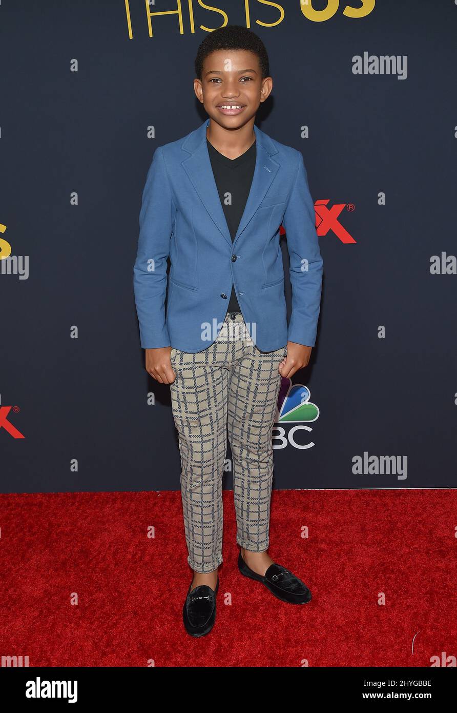 Lonnie Chavis attending the season three premiere pf This Is Us, held ...