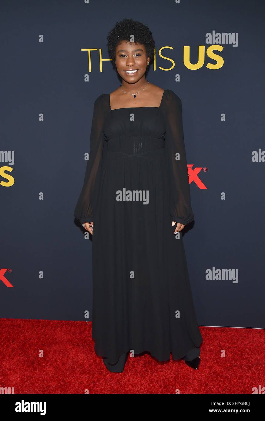 Lyric Ross attending the season three premiere pf This Is Us, held at ...