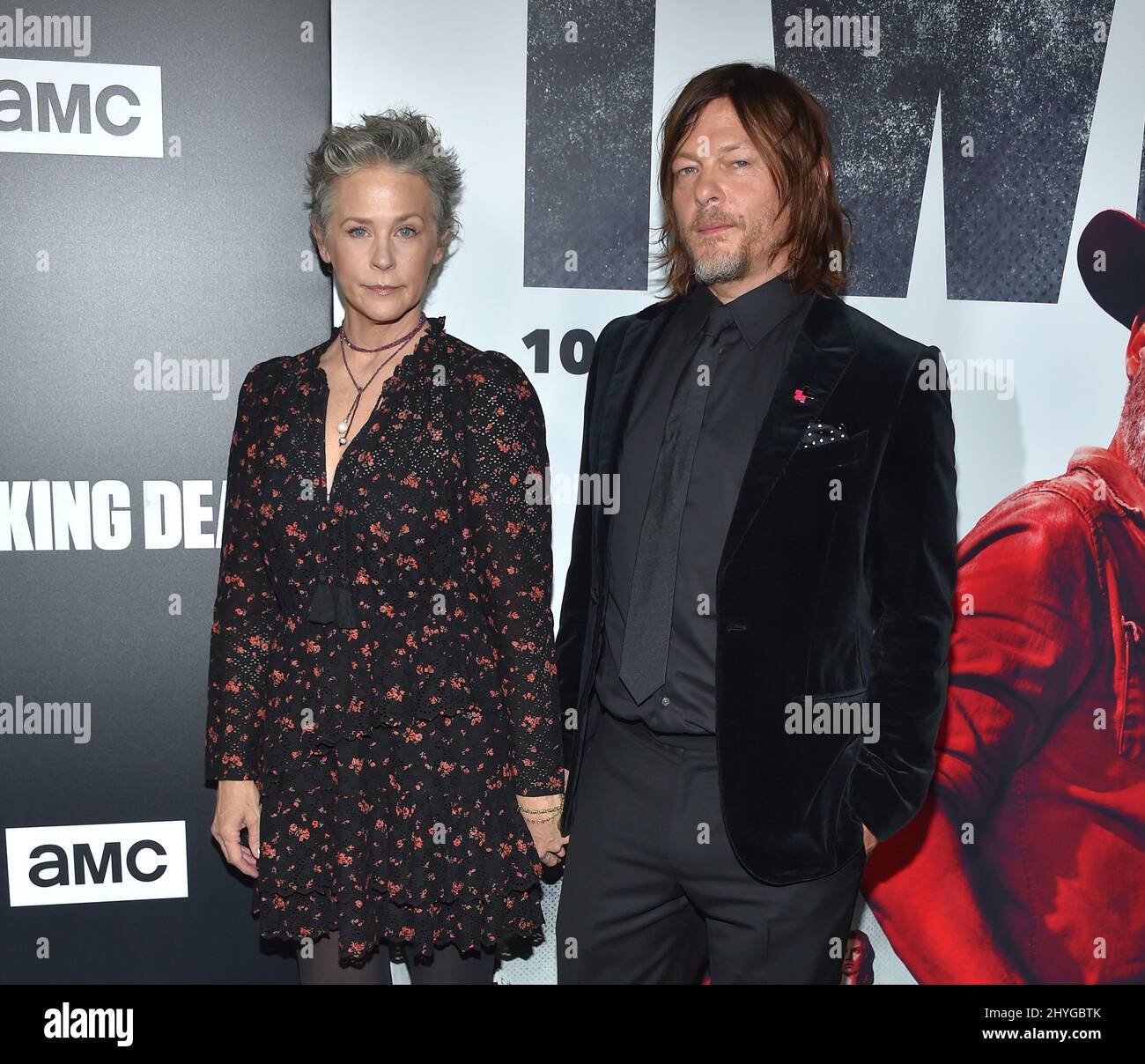 Norman Reedus And Melissa Mcbride Kiss