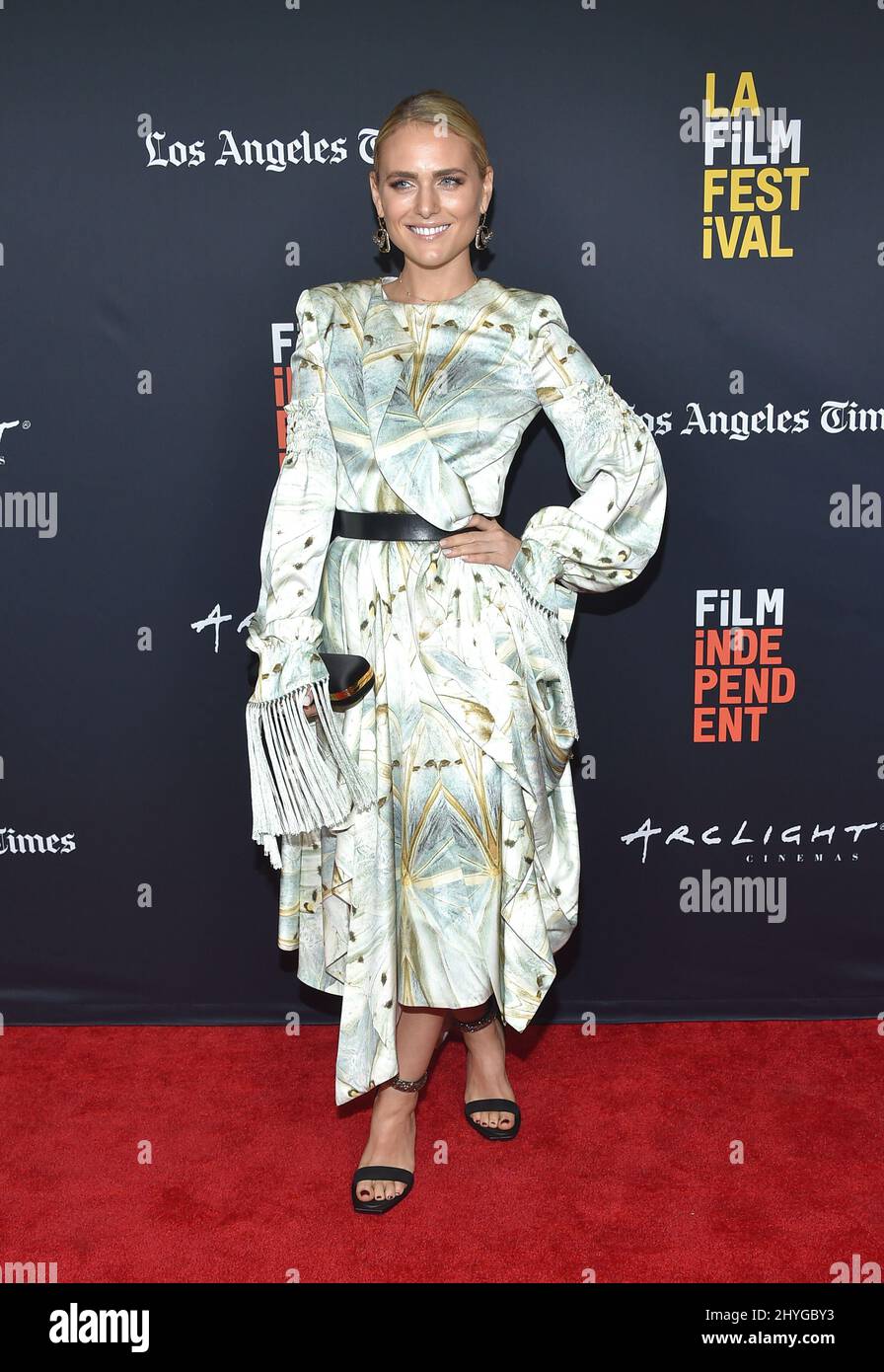 Francesca Dutton arrives at the world premiere of "Nomis" during the LA ...