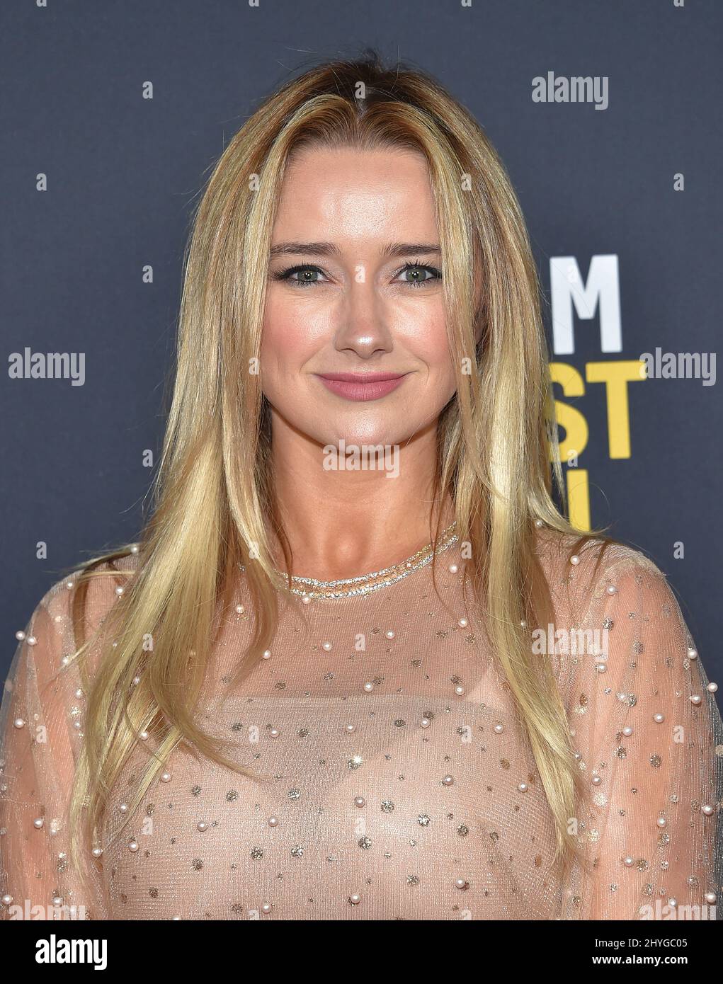 Amy Shiels arrives to the world premiere of "Nomis" during the LA Film ...