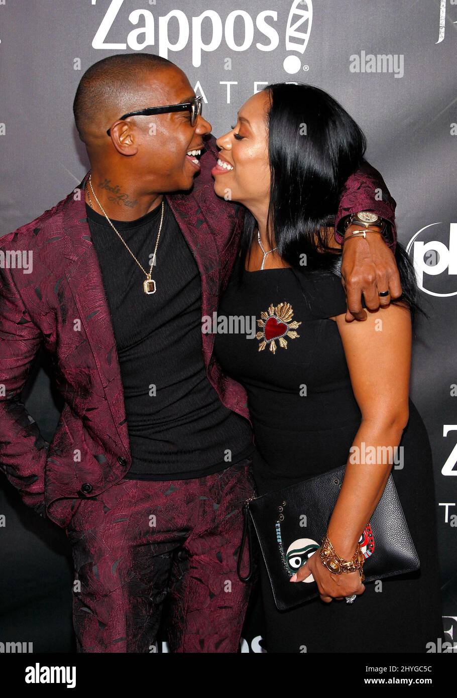 Ja Rule, Aisha Atkins attending the Jennifer Lopez All I Have Official ...