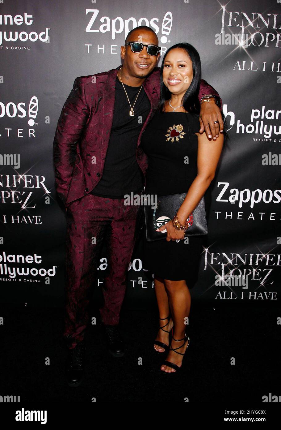 Ja Rule, Aisha Atkins attending the Jennifer Lopez All I Have Official ...