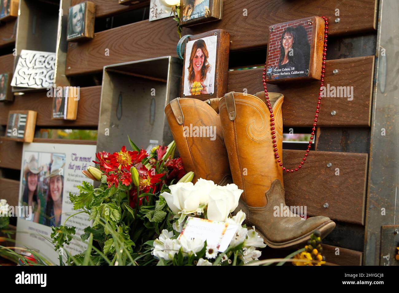 One year anniversary ceremony of the Route 91 Mass Shooting at the ...