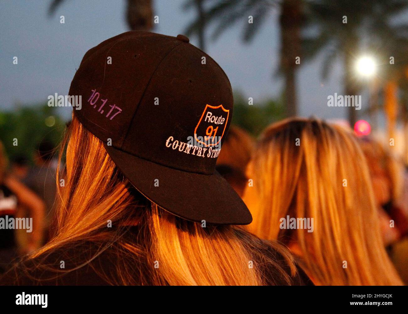 One year anniversary ceremony of the Route 91 Mass Shooting at the ...