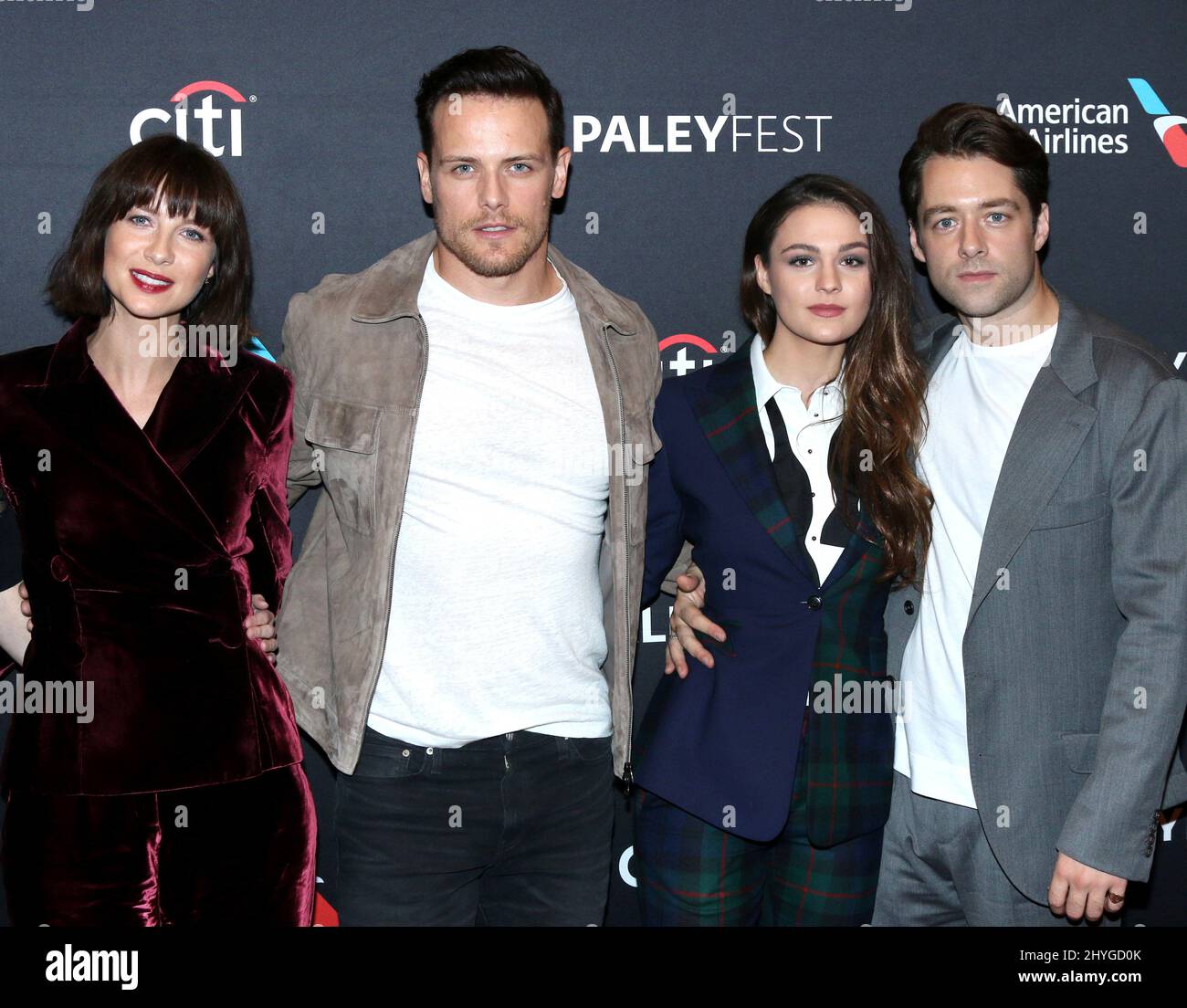 Caitriona Balfe, Sam Heughan, Sophie Skelton & Richard Rankin attending ...