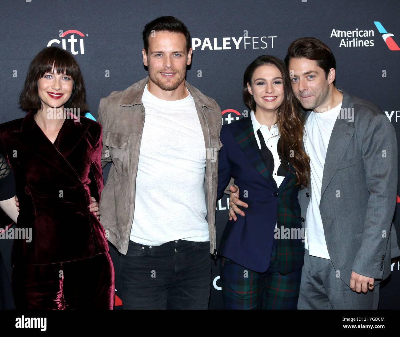 Caitriona Balfe, Sam Heughan, Sophie Skelton & Richard Rankin attending ...