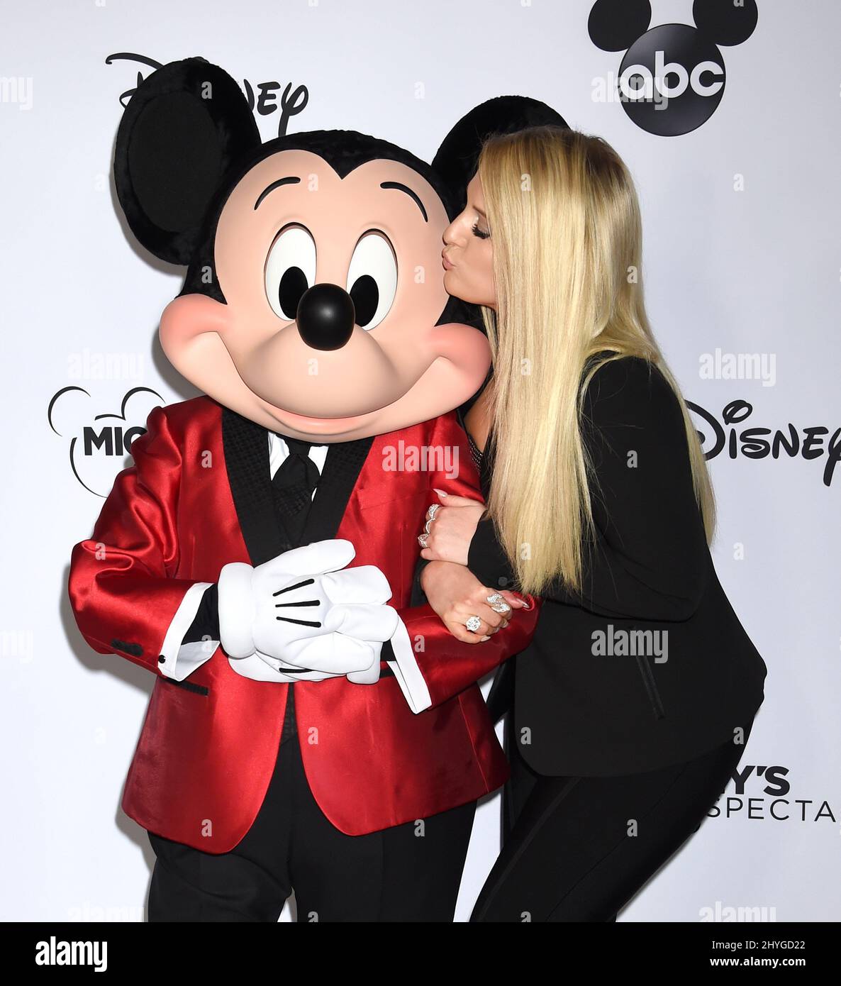 Mickey Mouse and Meghan Trainor arrive at Mickey's 90th Spectacular ...